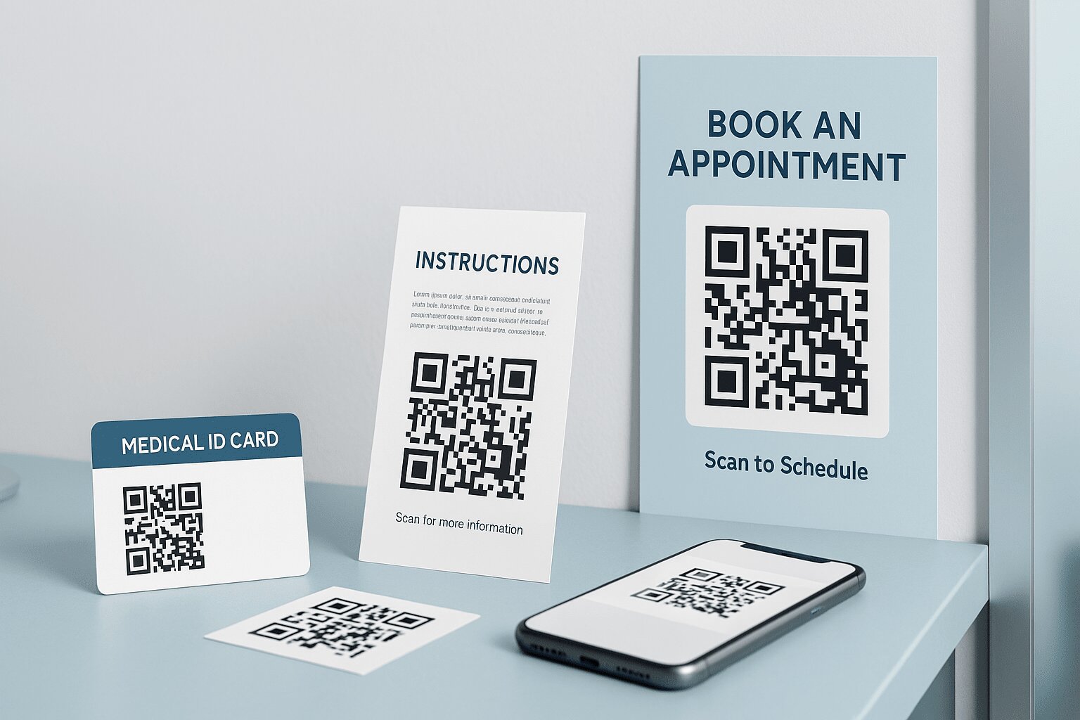 QR Codes in Healthcare — Cards, Instructions, Booking | FbFast